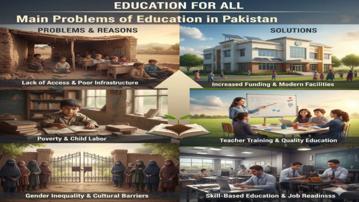 Education Problem In Pakistan: Causes, Crisis & Solutions