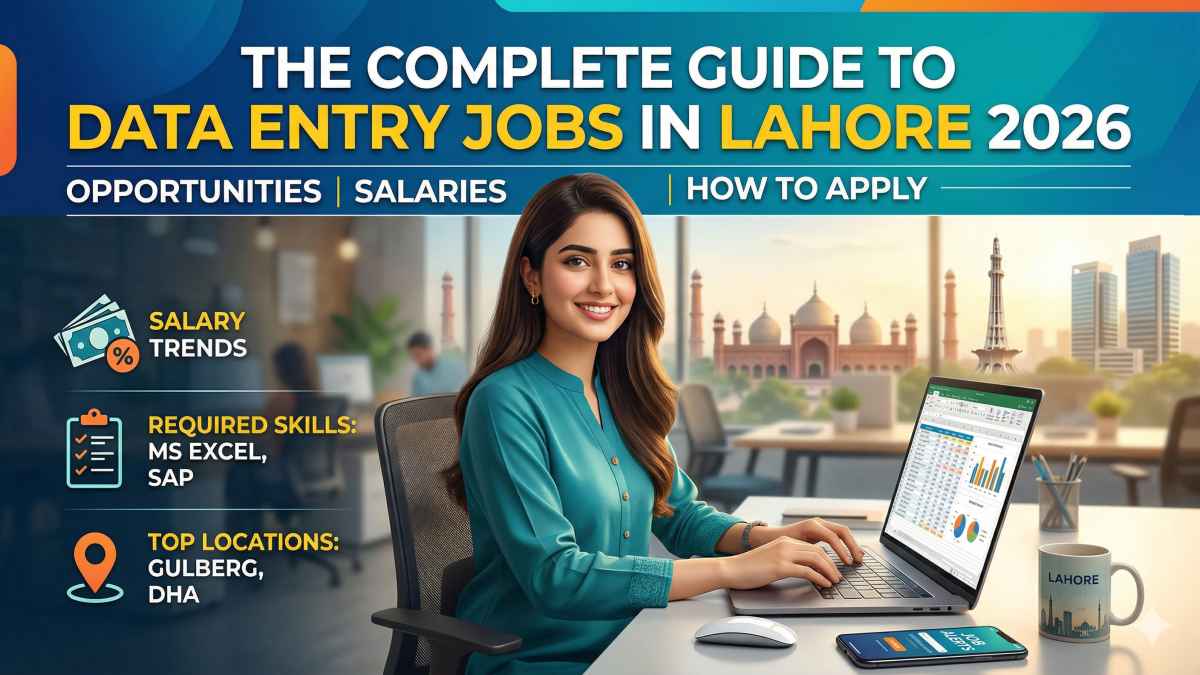 Data Entry Jobs in Lahore (Hiring Now) | Up to Rs 60,000/month