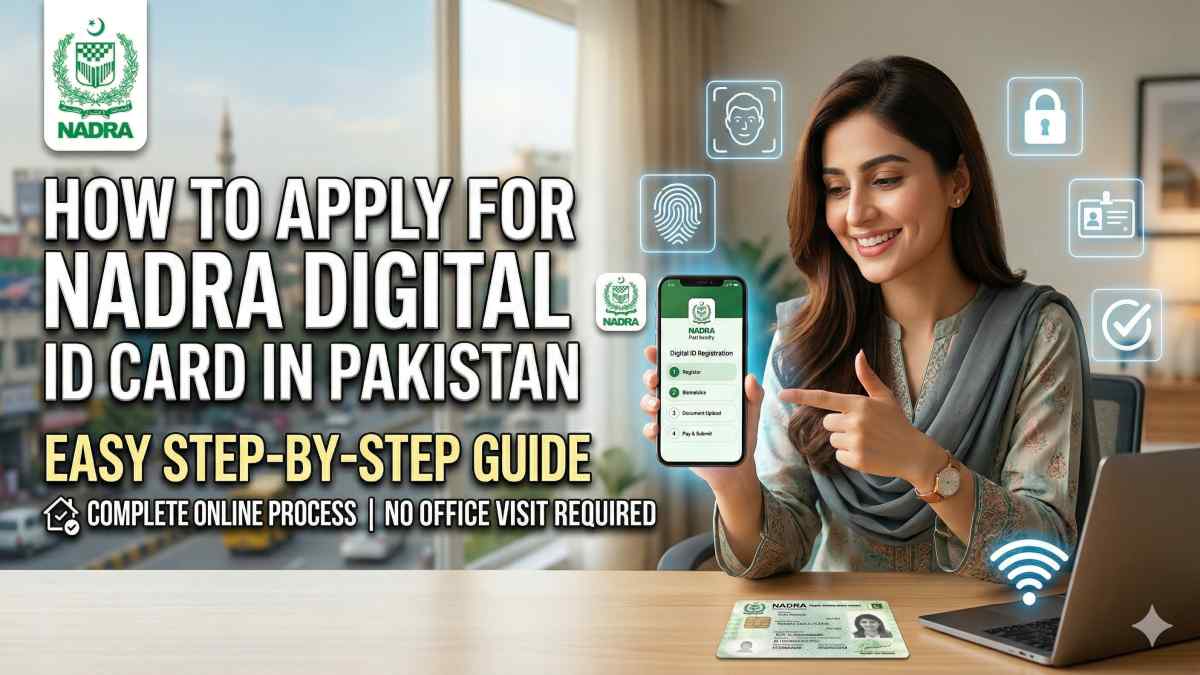 How to Apply for NADRA Digital ID Card Online (2026)