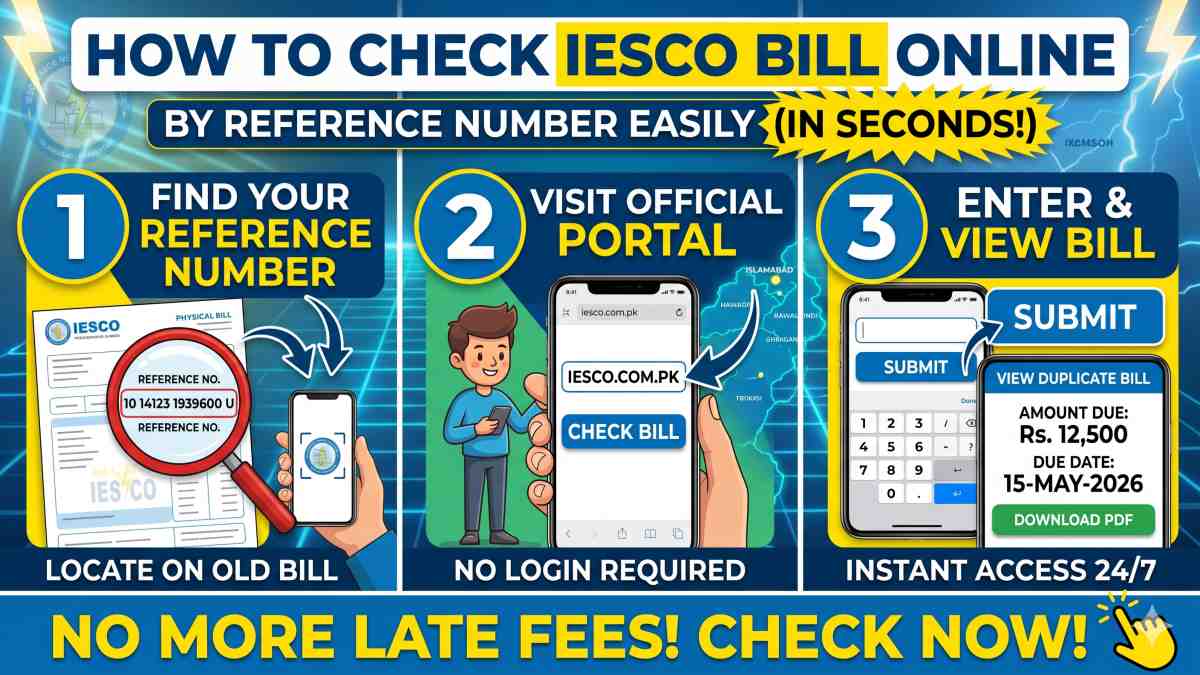 How to Check IESCO Bill Online in Pakistan (2026 Guide)